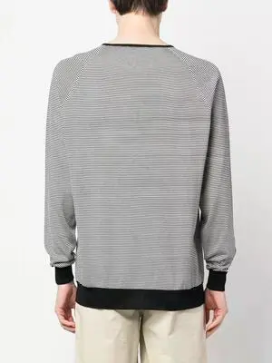 LARDINI Horizontal-stripe Crew Neck Jumper