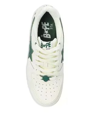 A BATHING APE Leather Sneakers