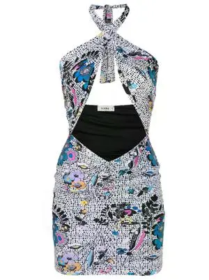 Amir Slama Printed Cocktail Dresses