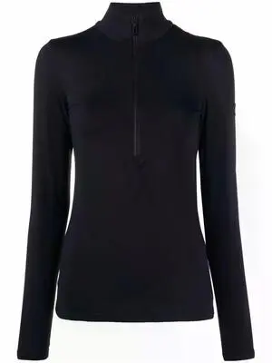 Fusalp Logo-patch Zip-fastening Top - Blue