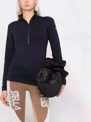 Fusalp Logo-patch Zip-fastening Top - Blue