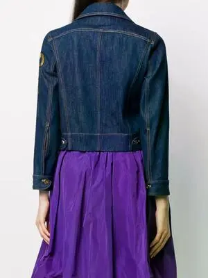 PATOU Logo Embroidered Denim Jacket