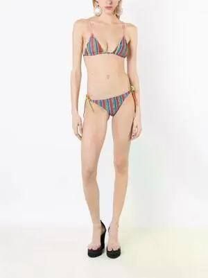 AMIR SLAMA Braided-pattern Bikini Set