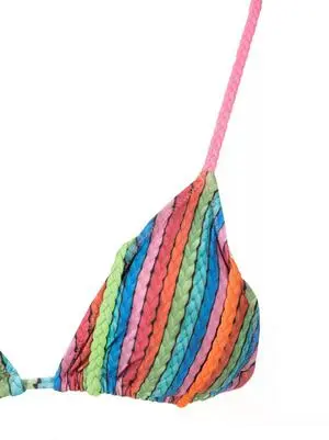AMIR SLAMA Braided-pattern Bikini Set