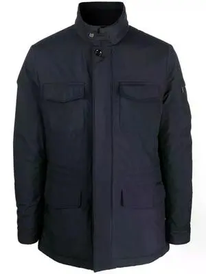 MOORER Button-fastening Long-sleeve Jacket