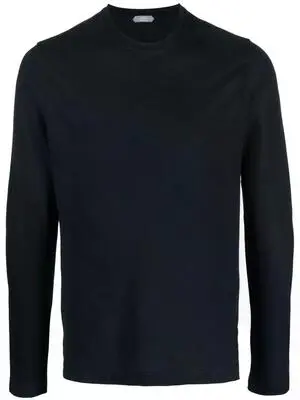 ZANONE Long-sleeved Cotton Sweatshirt
