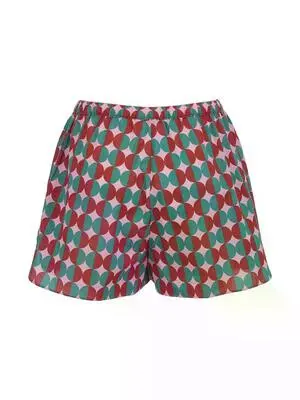 La DoubleJ Geometric-print Pajama Set