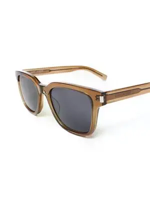Saint Laurent Square-frame Sunglasses - Brown