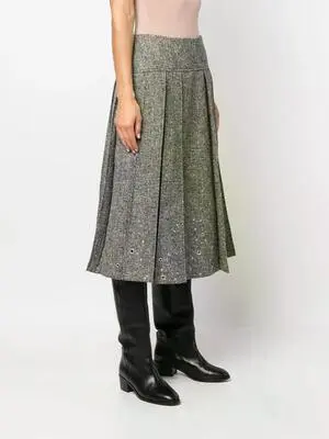 DURAZZI MILANO Pleated Mid-length Skirt