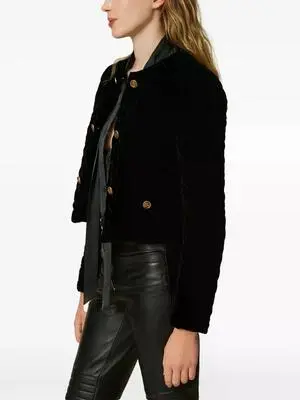 TWINSET Velvet Cropped Jacket