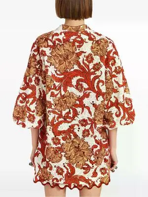 La DoubleJ Balloon-sleeved Cotton Tunic