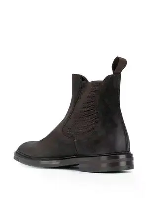 SCAROSSO Hunter Chelsea Boots - Brown