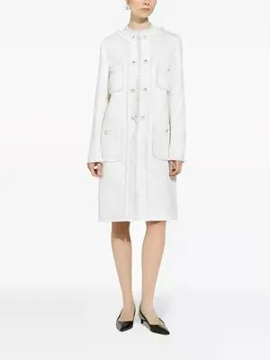 Dolce & Gabbana Single-breasted Tweed Coat