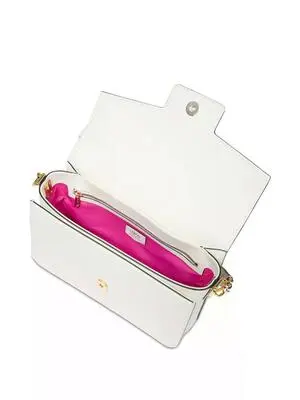 LANCEL Angele Flap Shoulder Bag - White
