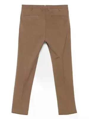 DELL'OGLIO Tapered Trousers - Brown