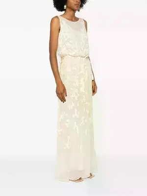 Max Mara Sequin-embellished Maxi Dress