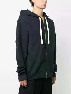 JIL SANDER Logo-patch Zip-up Hoodie