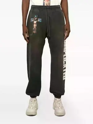 SAINT MXXXXXX Complicated Cotton Track Pants