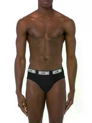Moschino Logo-waistband Briefs