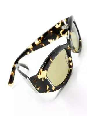 Christopher Esber Davies Oval-frame Sunglasses