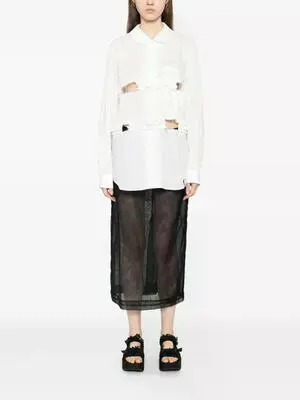 Comme Des Garçons Ruffle Detail Shirt