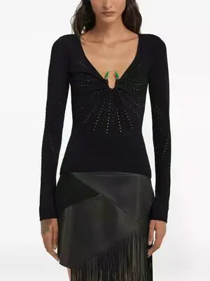 Roberto Cavalli Fang-plaque Jumper