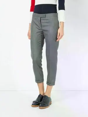 Thom Browne Mid-rise Tailored Trousers - Grey