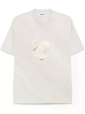 SEEN USERS Becoming A White Swan T-shirt - Neutrals