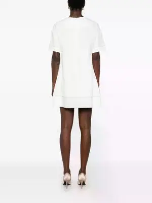 PARLOR Contrast-stitching Mini Dress