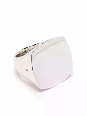 Tom Wood Clean Cushion Sterling Ring - Silver