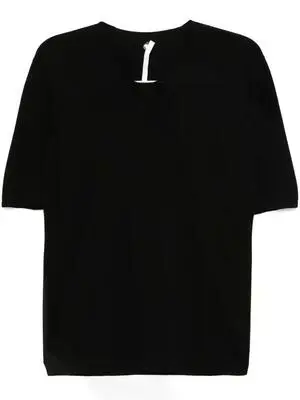 LABEL UNDER CONSTRUCTION Raw Edge T-shirt - Black