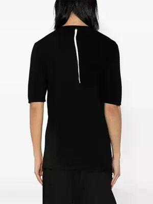 LABEL UNDER CONSTRUCTION Raw Edge T-shirt - Black