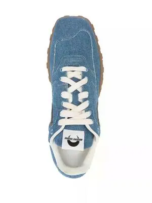 MARINE SERRE Moon Laser Denim Sneakers