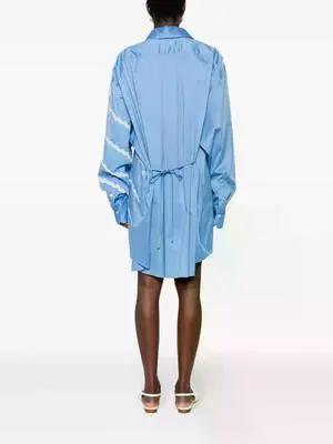 Viktor & Rolf Lace-appliqué Cotton Shirt Dress
