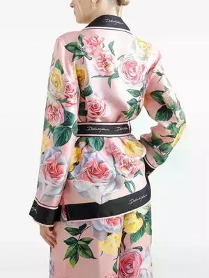 Dolce & Gabbana Floral-print Shirt - Pink