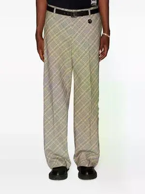 AMBUSH Checked Straight-leg Trousers