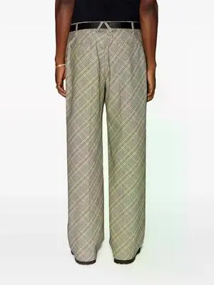AMBUSH Checked Straight-leg Trousers