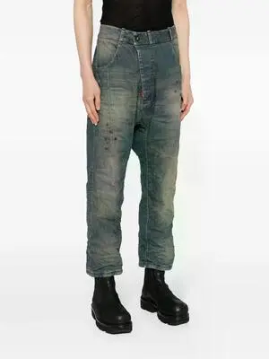 Boris Bidjan Saberi Asymmetric Drop-crotch Jeans
