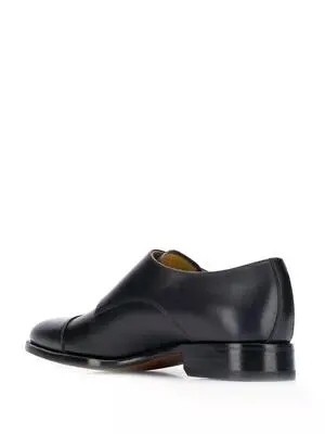 SCAROSSO Leather Monk Shoes