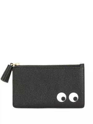 ANYA HINDMARCH Eyes Zipped Card Case - Black
