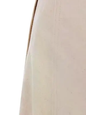 Plan C Belted Canvas Trousers - Neutrals
