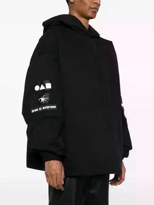 032C Multiple-patch Cotton Hoodie