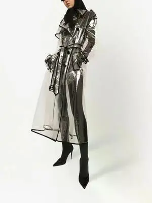 Dolce & Gabbana Contrast-trim Trench Coat