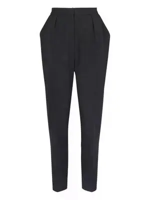 Balmain Wool Trousers - Black