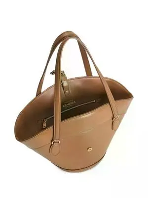 Dolce & Gabbana Capri Leather Shoulder Bag - Brown