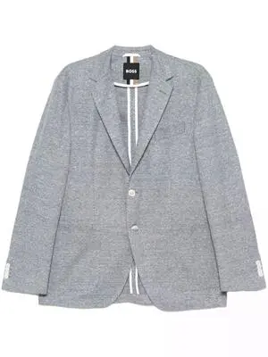 BOSS Patterned Blazer - Blue