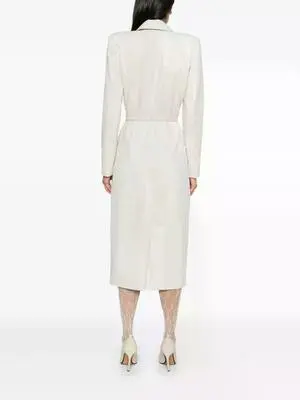 MITILIANE COUTURE Pinstriped Trench Coat
