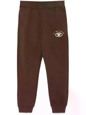 AAPE BY *A BATHING APE Logo-patch Track Pants - Brown