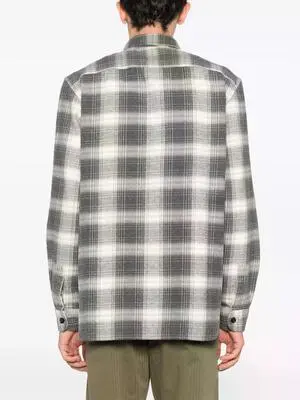 Woolrich Plaid-check Flannel Shirt - Grey