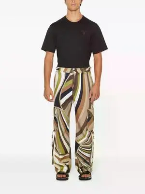 Emilio Pucci Iride-print Cargo Trousers